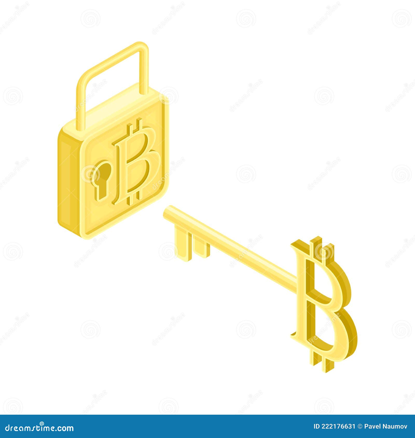 Technology Key Lock Protect Data Computer From Virus Attack Vector ...