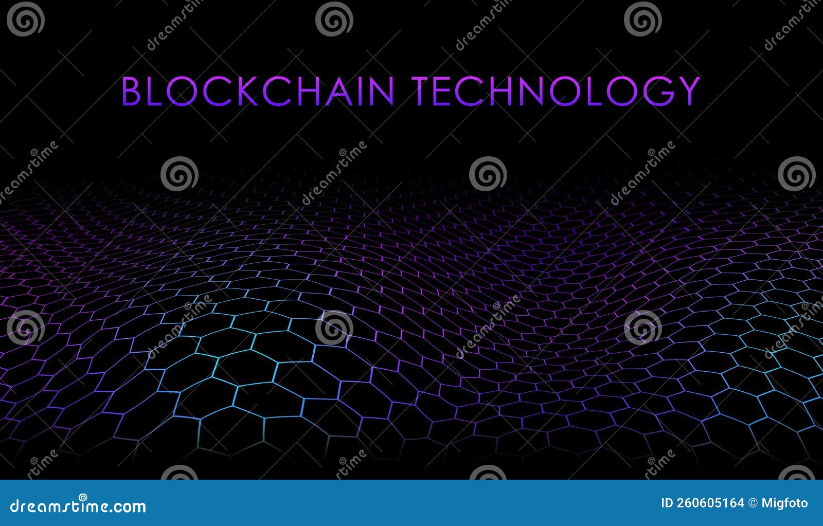 Blockchain Technology Illustration Stock Photo - Image of internet ...