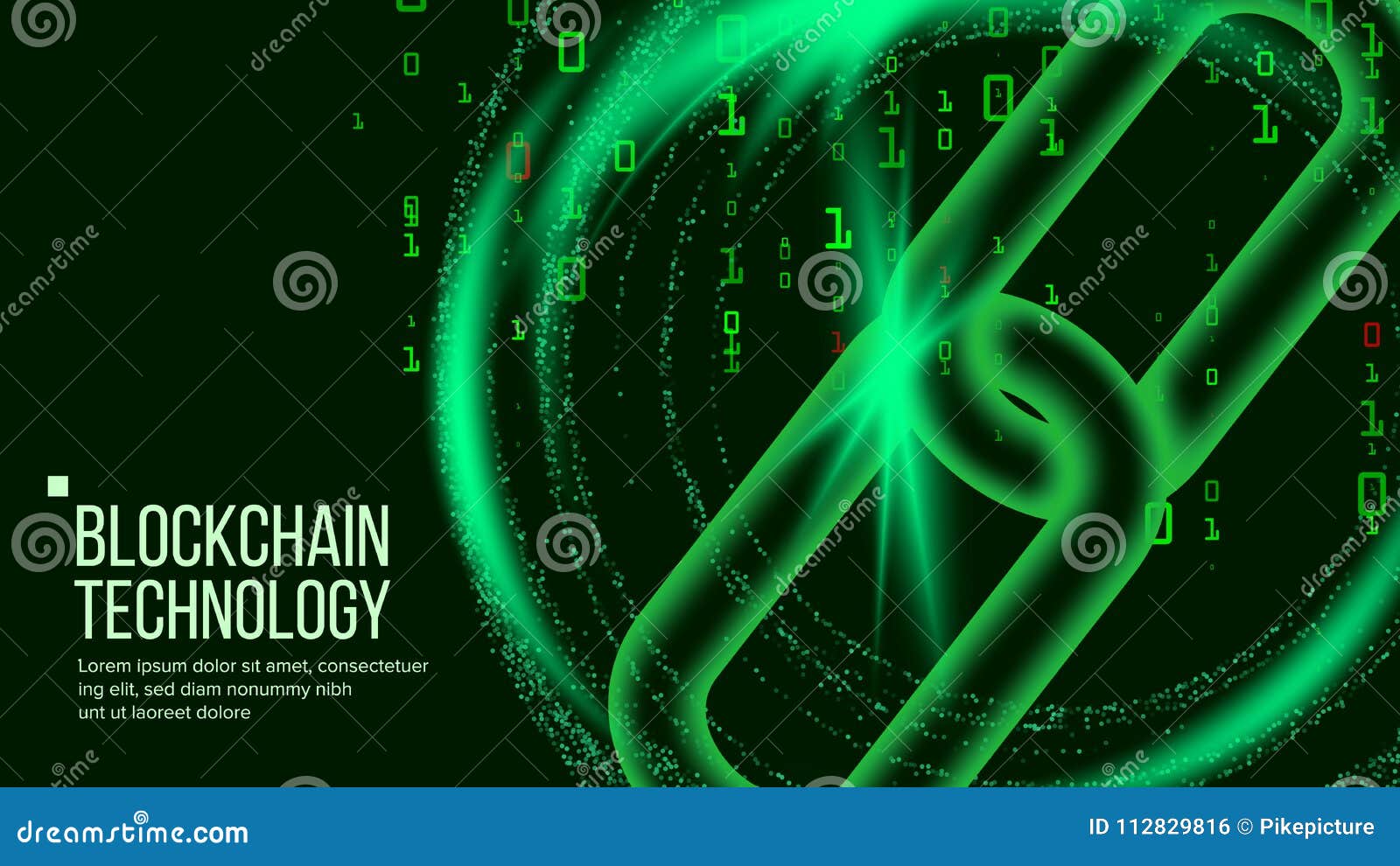 Blockchain Vector. Distributed Ledger Technology. Network Background ...