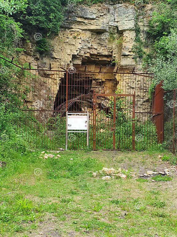 Blocked Cave stock photo. Image of animals, luxemburg - 187024916