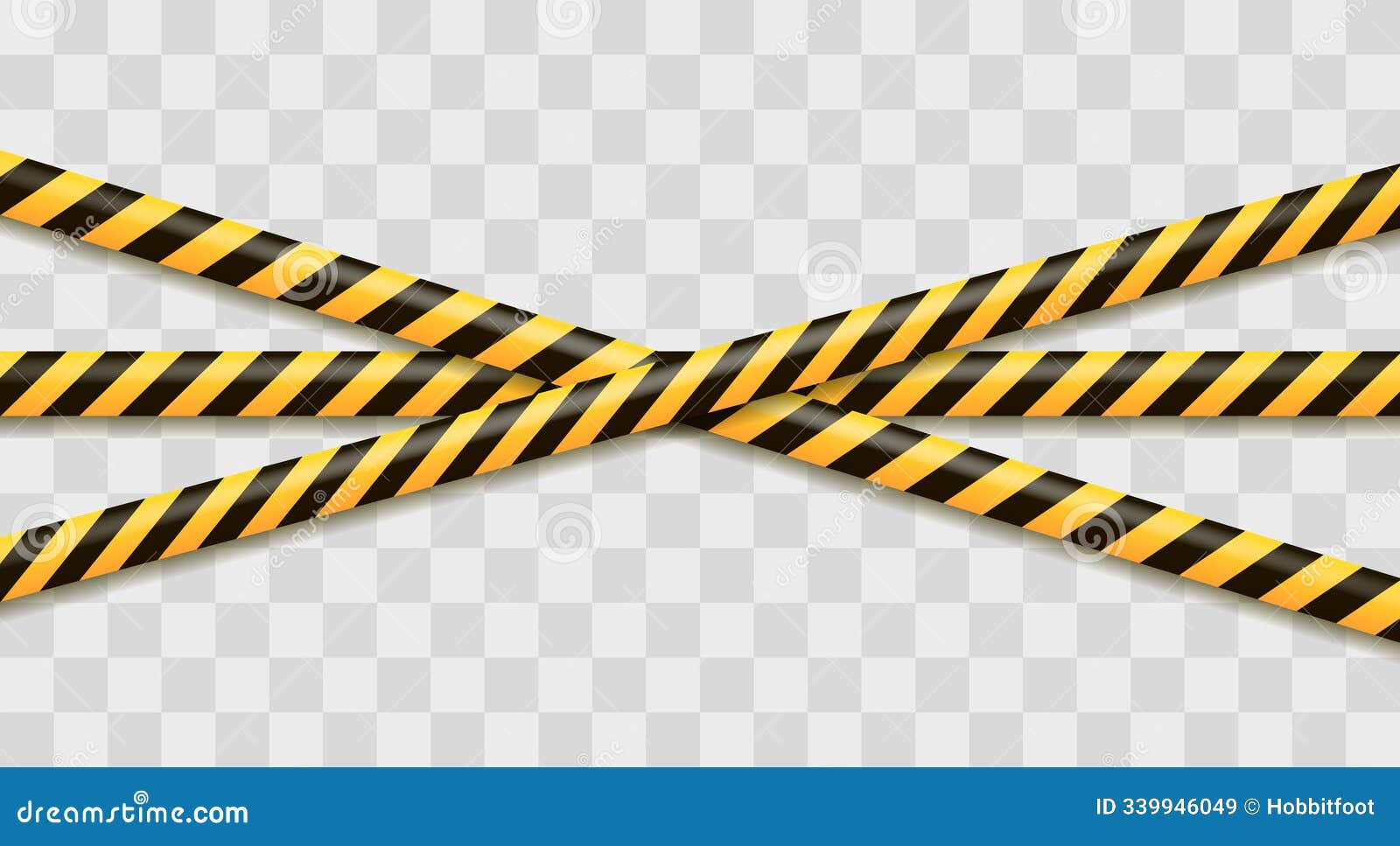 Blocked Lane Tape, Error Message Information, on the Transparent ...