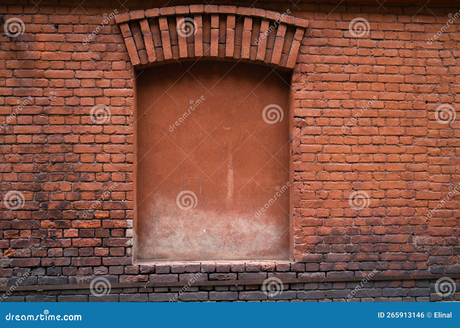 Blocked Old Window, Brick Wall. Stock Photo - Image of brickwork ...