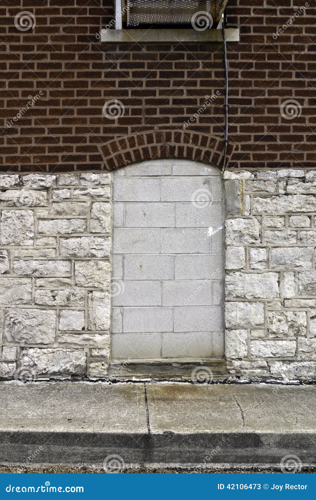 Blocked Up stock image. Image of outdoors, brick, outside - 42106473
