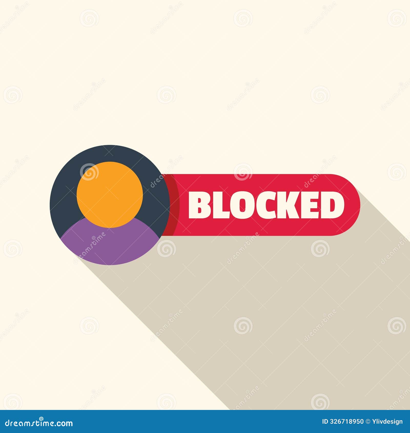 Blocked User Account is Not Allowed To Access System Stock Vector ... Blocked User Account is Not Allowed To Access System Stock Vector ...