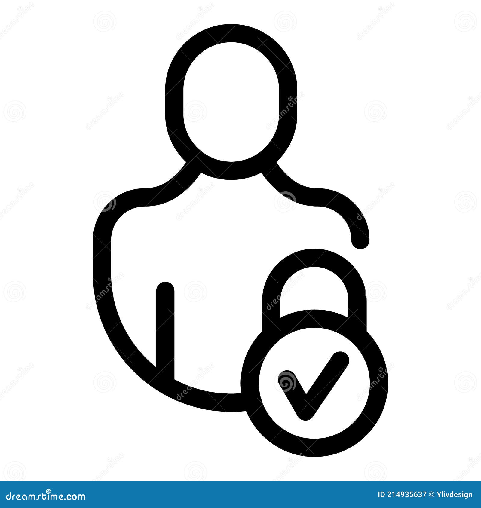 Blocked User Icon. Red Glossy Metallic University Symbol Isolated On ...