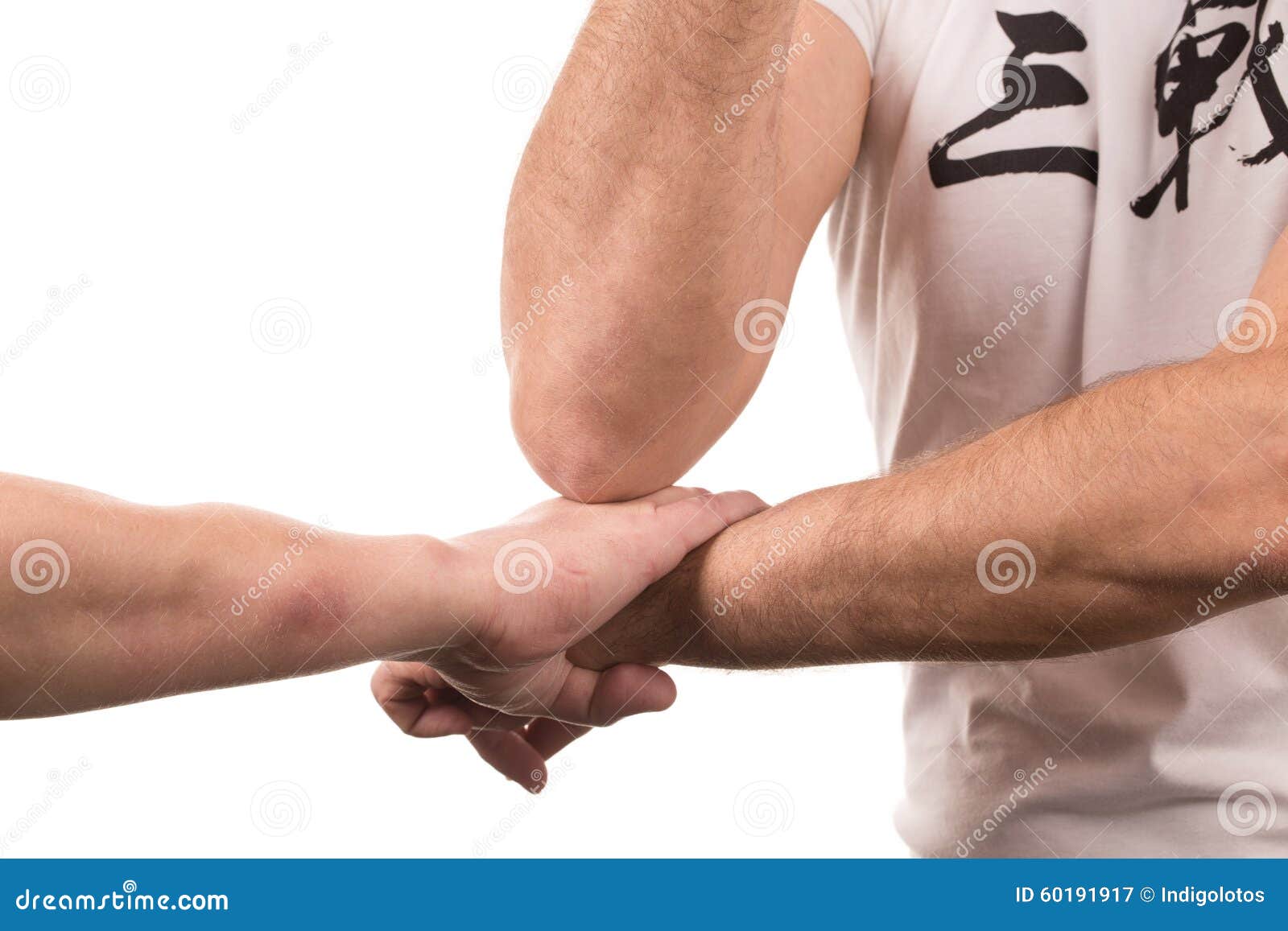 Blocking arms. stock image. Image of fight, implement - 60191917