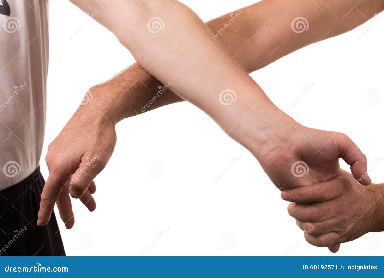 Blocking arms. stock image. Image of karate, wrestling - 60192571