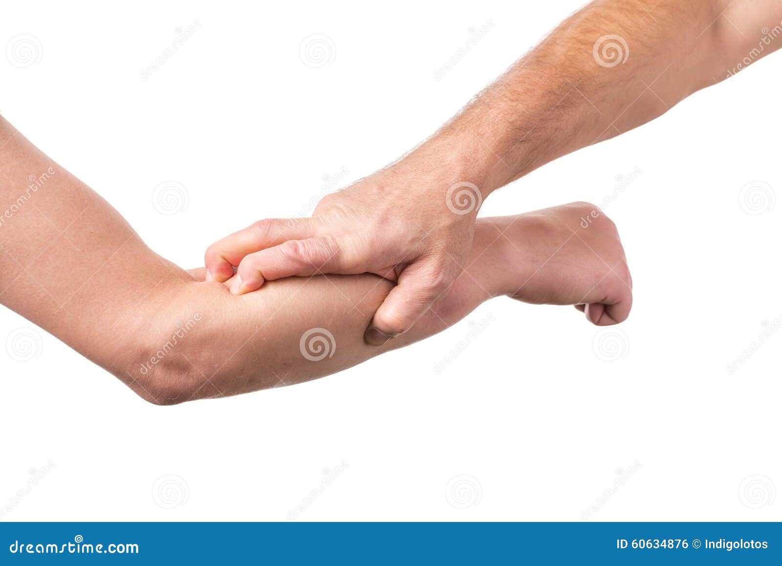 Blocking arms. stock photo. Image of clinch, coaching - 60634876