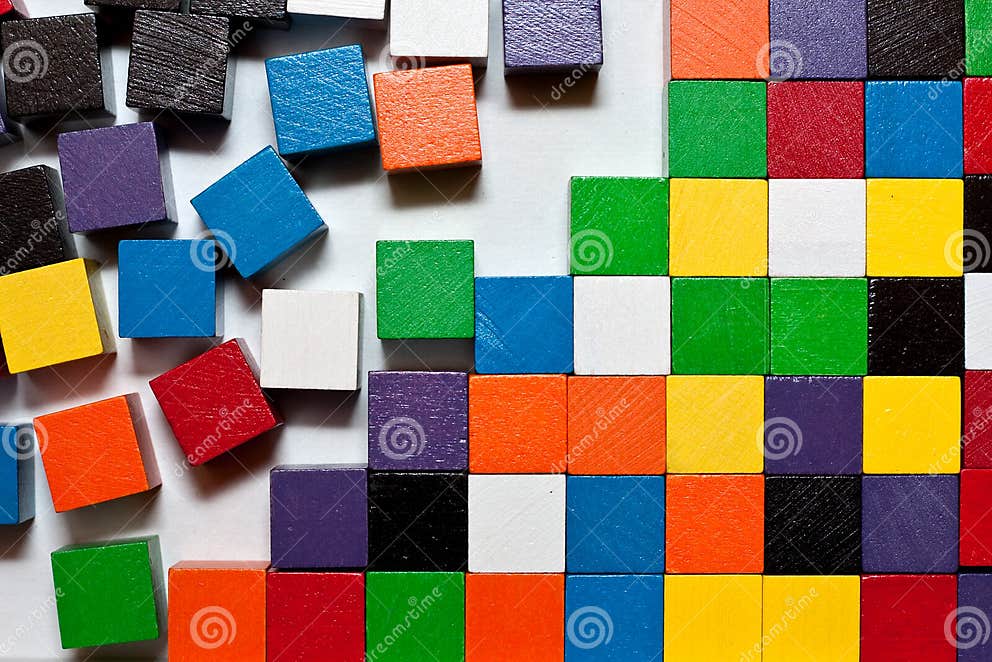 Blocks abstract stock image. Image of colour, squares - 10077937