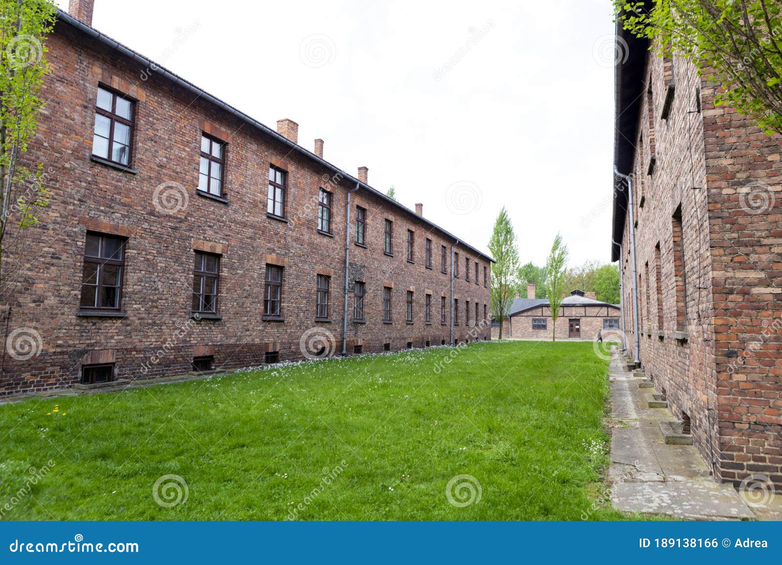 Blocks from Auschwitz Concentration Camp Complex Editorial Photo ...