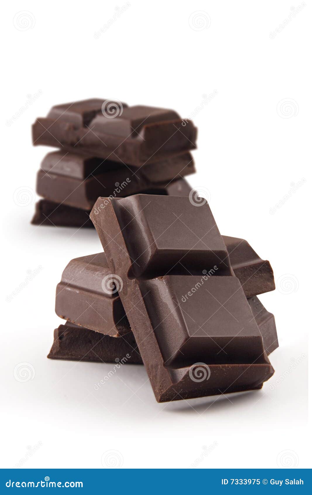 Blocks of Chocolate stock image. Image of rough, sour - 7333975