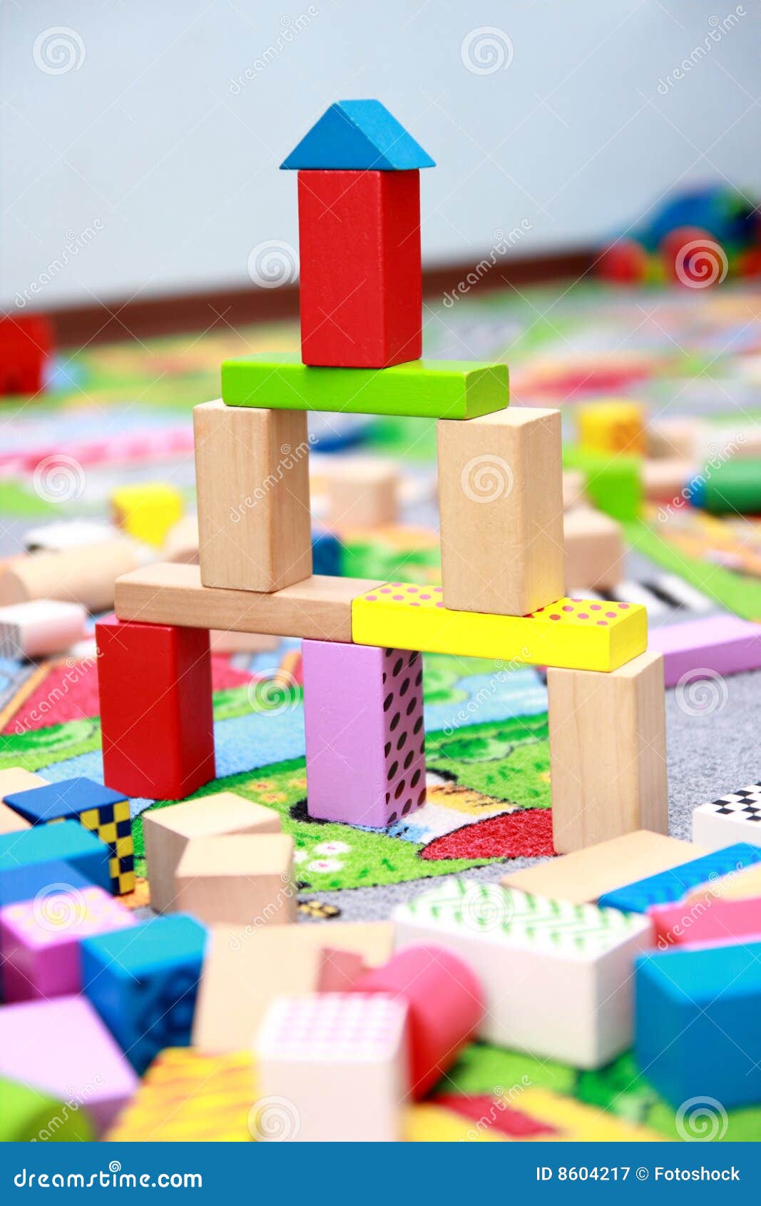 Blocks Construction Picture. Image: 8604217