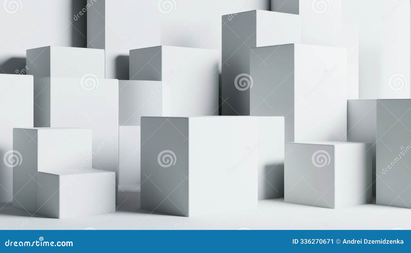 Blocks of Different Shapes and Sizes Interlock To Create a Wall on a ...