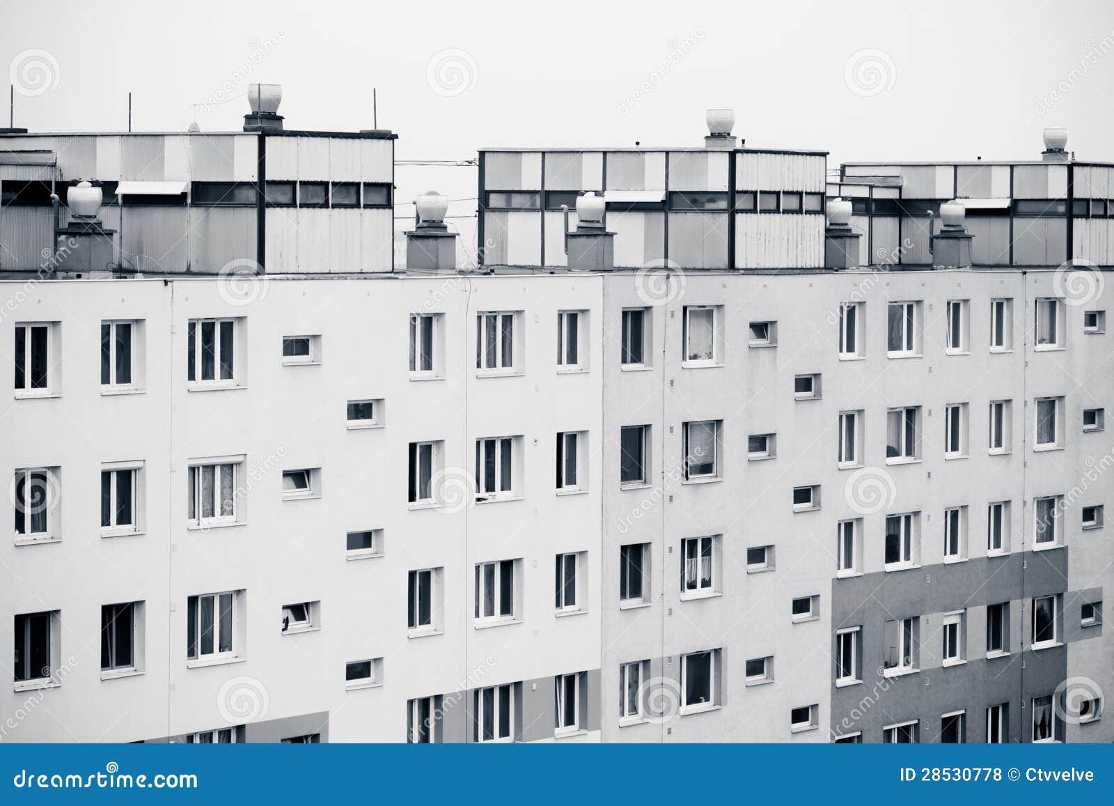 Blocks of flats stock photo. Image of elegance, balconies - 28530778