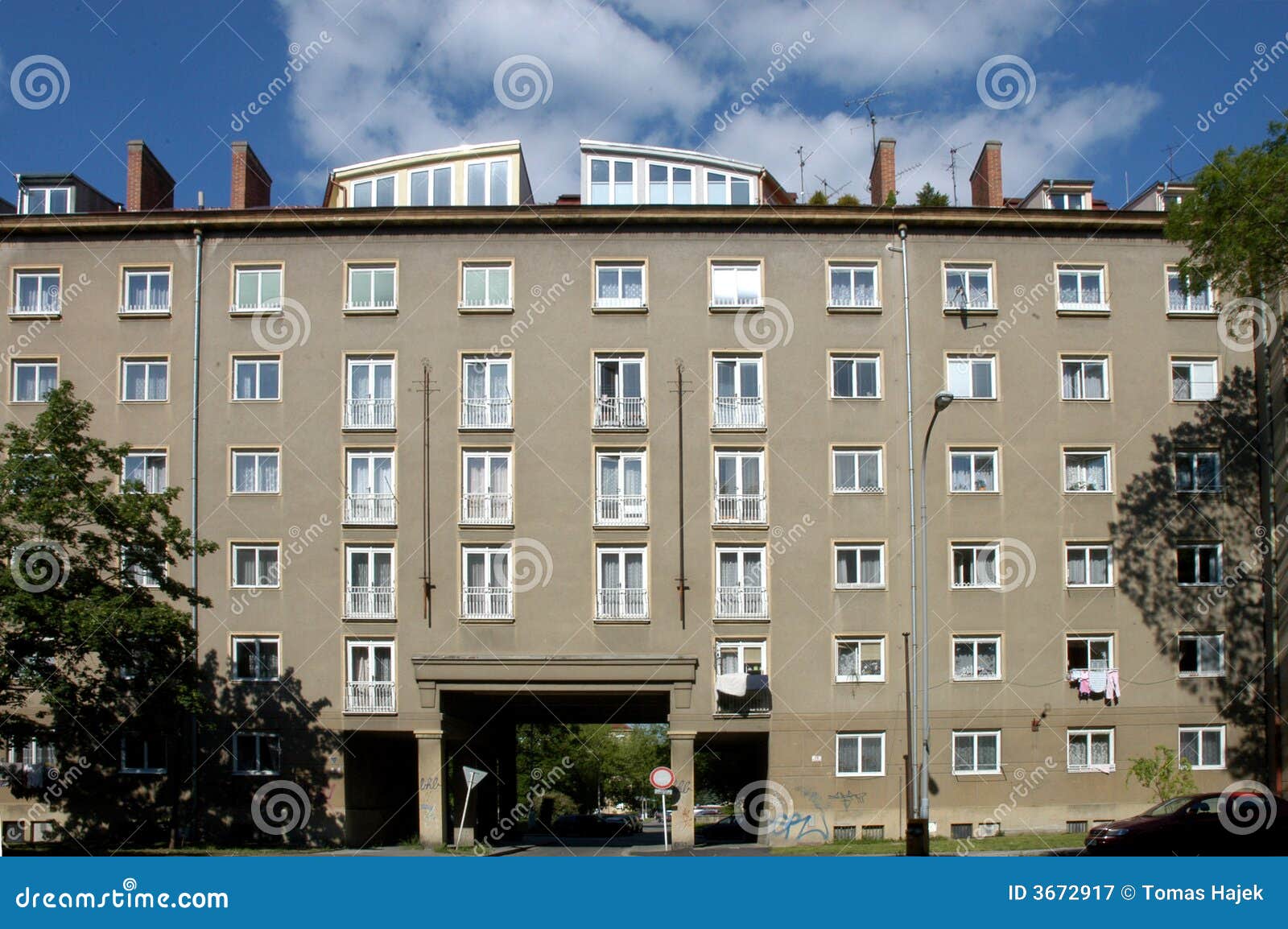Blocks of flats stock image. Image of building, block - 3672917