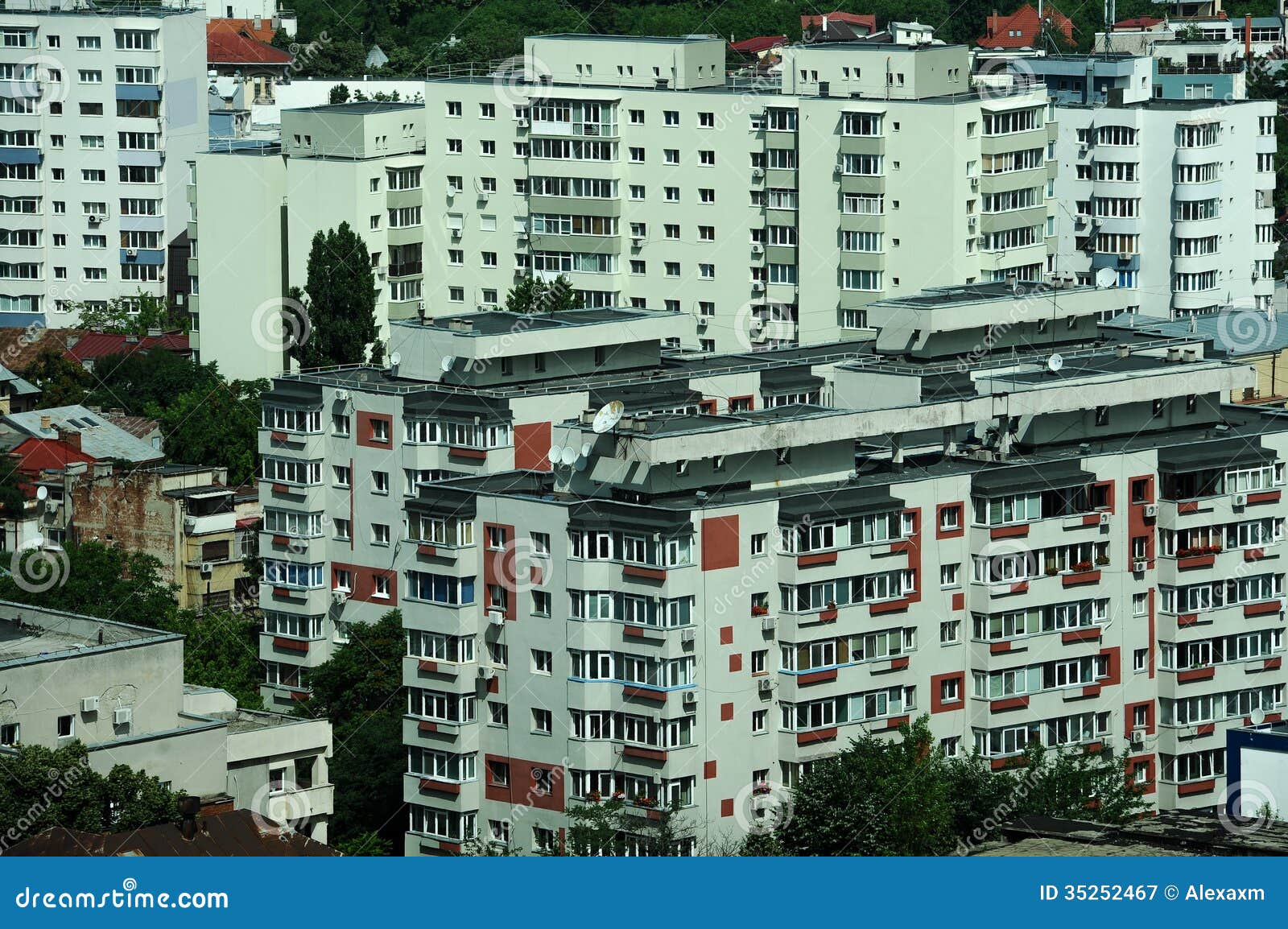 Blocks of flats stock image. Image of urban, flats, building - 35252467