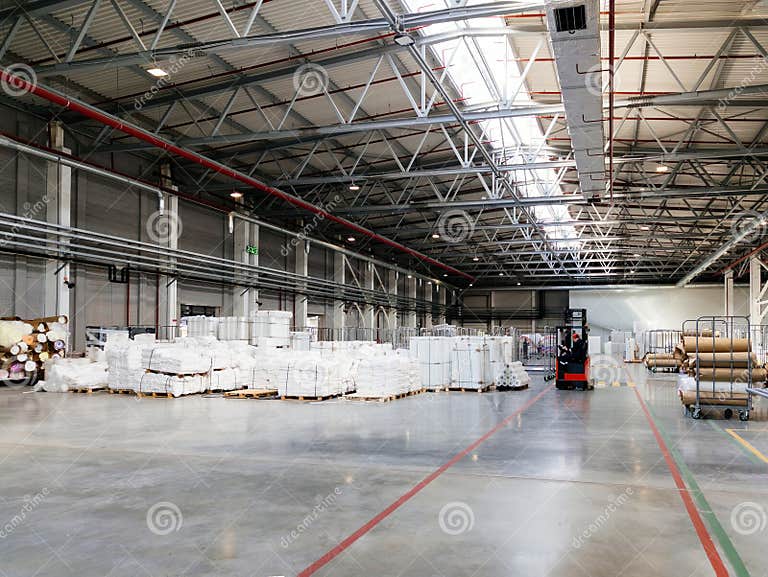 Blocks of Foam Rubber in Warehouse Stock Image - Image of worker ...