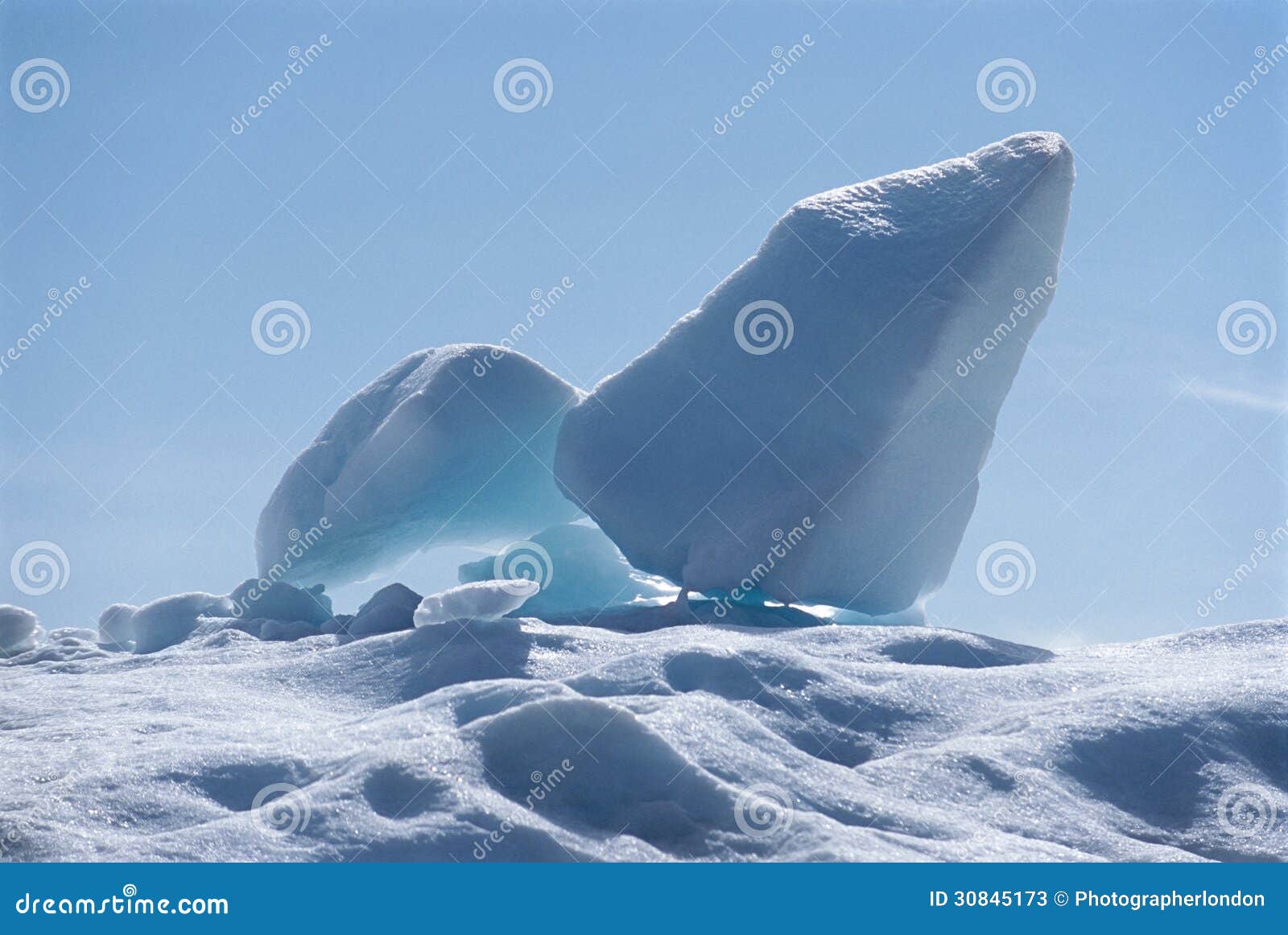 Blocks of ice on snow stock image. Image of blocks, 1268 - 30845173
