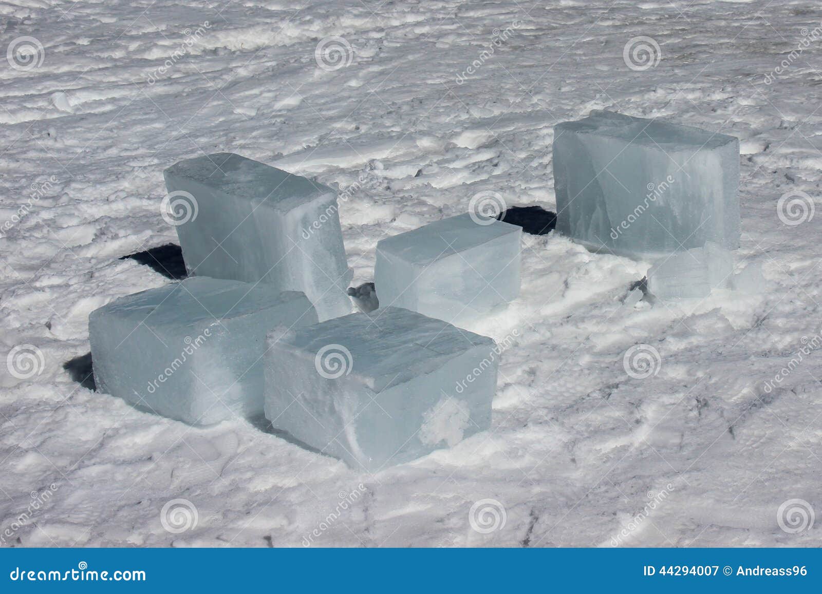 Blocks of ice stock image. Image of igloo, winter, romania - 44294007