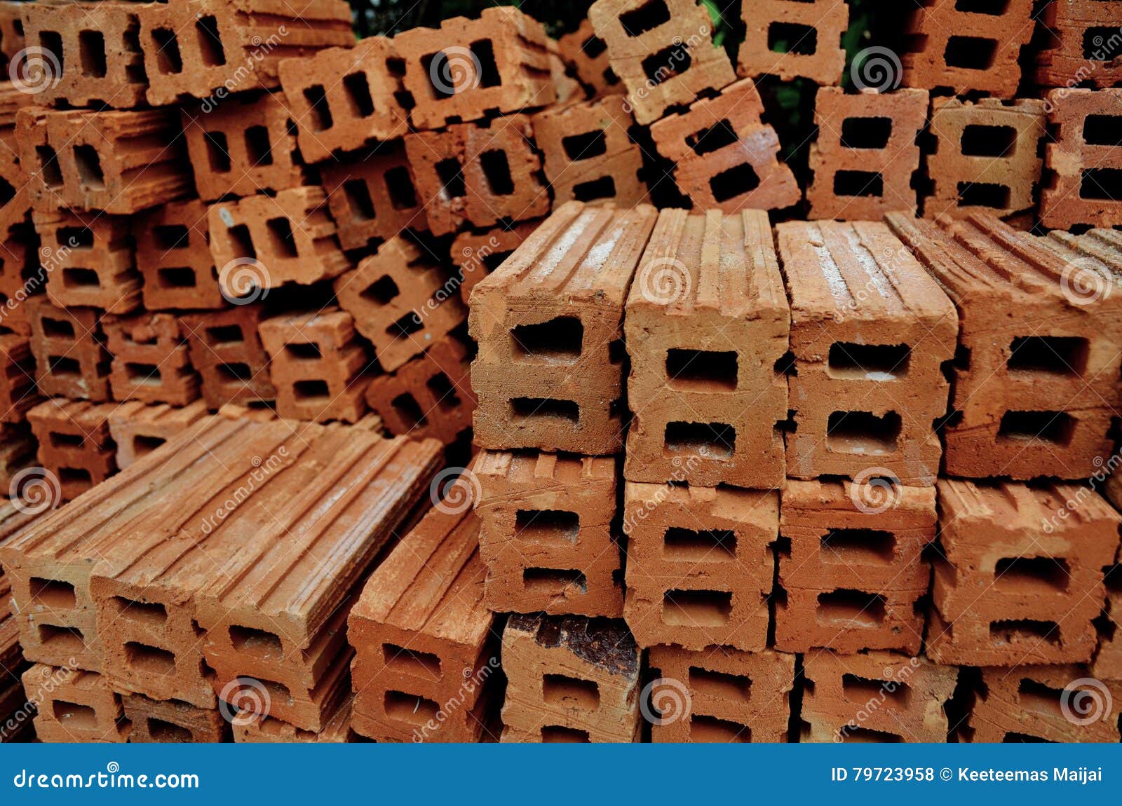 Blocks Orange for Building Construction. Stock Photo - Image of blocks ...