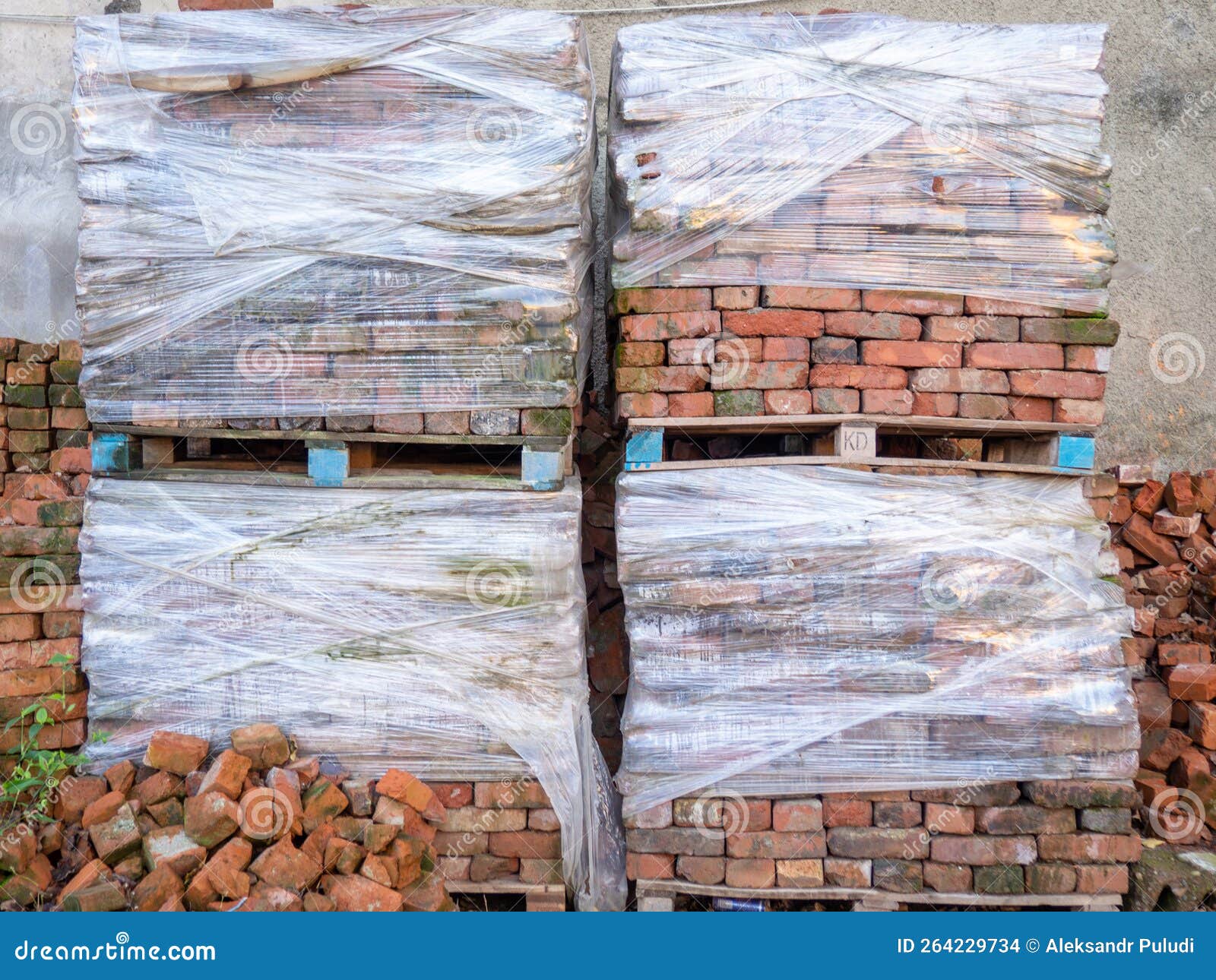 A Pile Of Polyethylene Pipes Industrial Materials Loaded And Storage ...