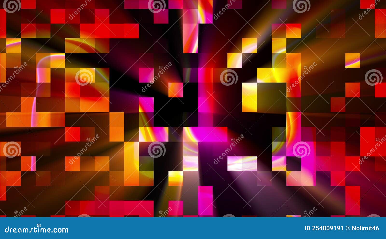 Blocks with shine stock illustration. Illustration of cryptocurrency ...
