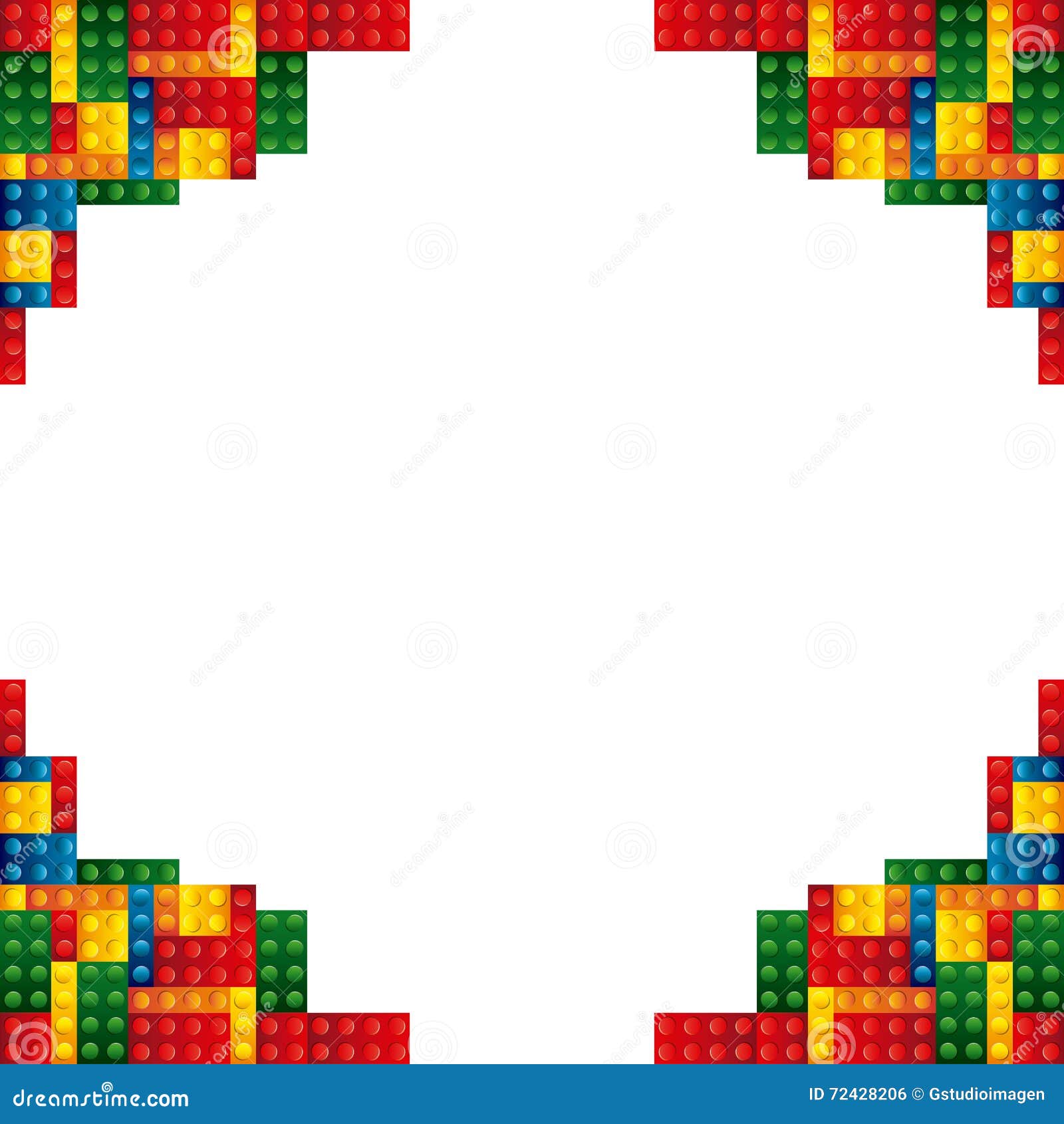Blocks to build design stock illustration. Illustration of lego - 72428206