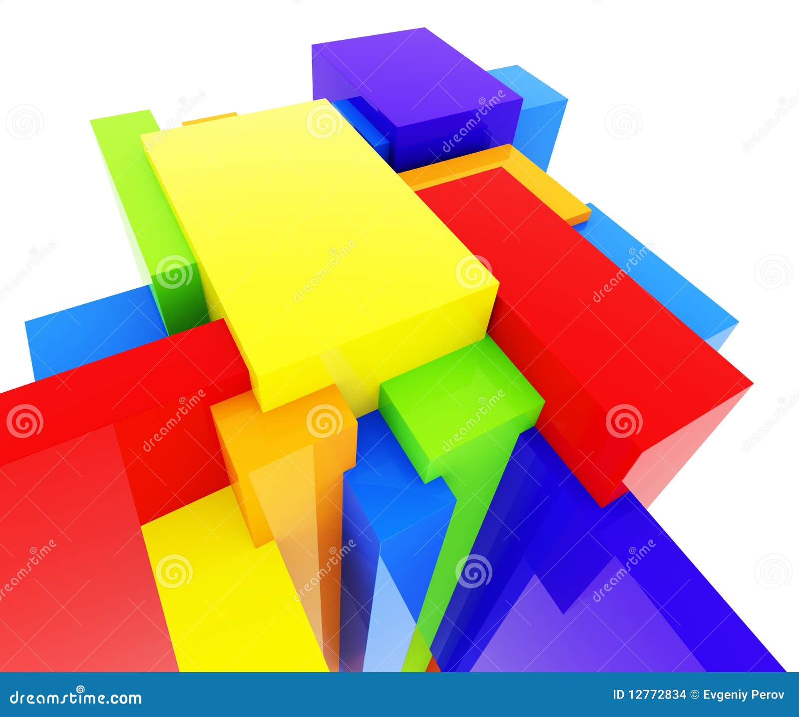 Blocks on white stock illustration. Illustration of motion - 12772834