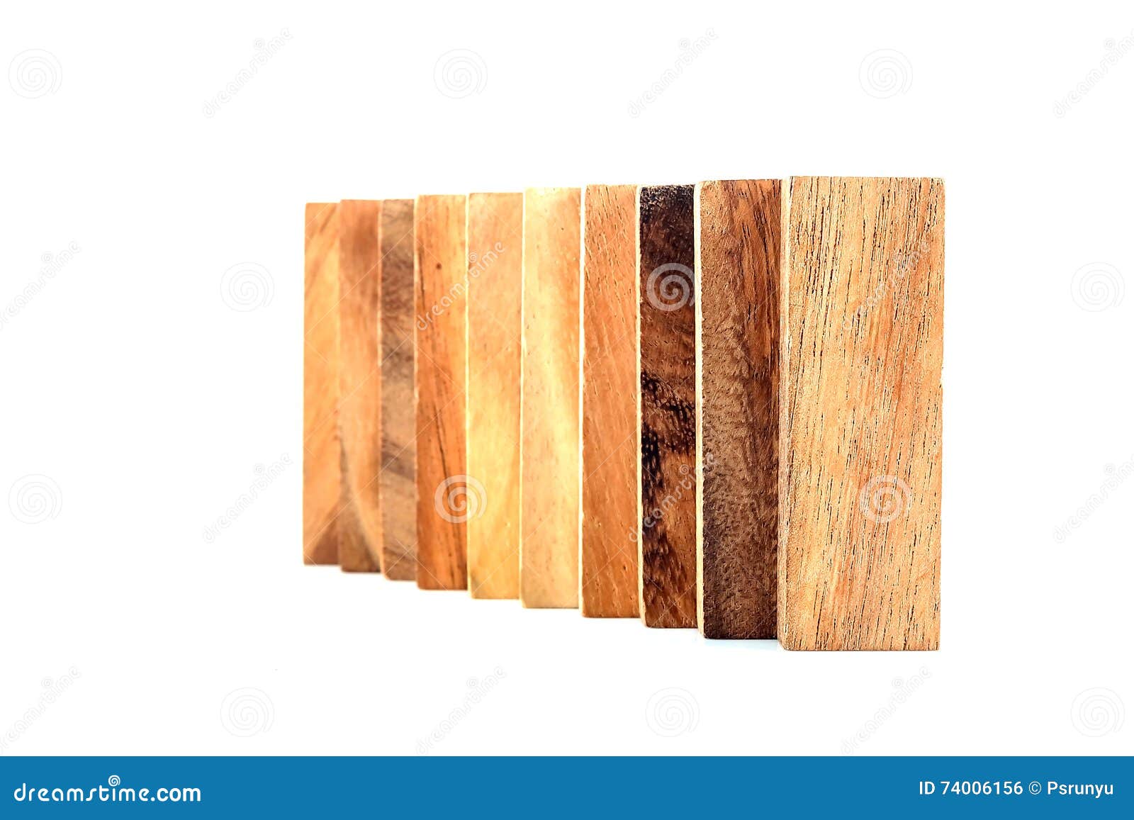 Blocks of Wood on White Background Stock Photo - Image of child, tower ...