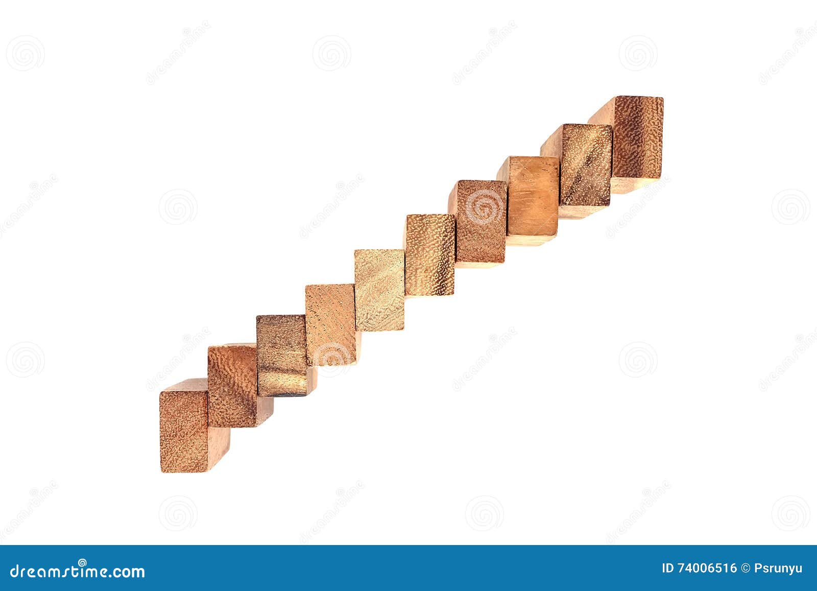 Blocks of Wood on White Background Stock Photo - Image of game ...