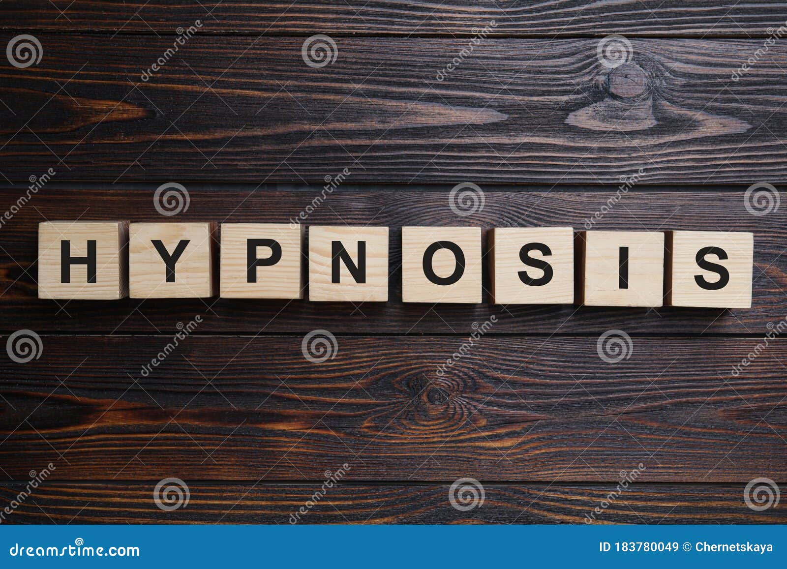 Blocks with Word HYPNOSIS on Background, Flat Lay Stock Image - Image ...