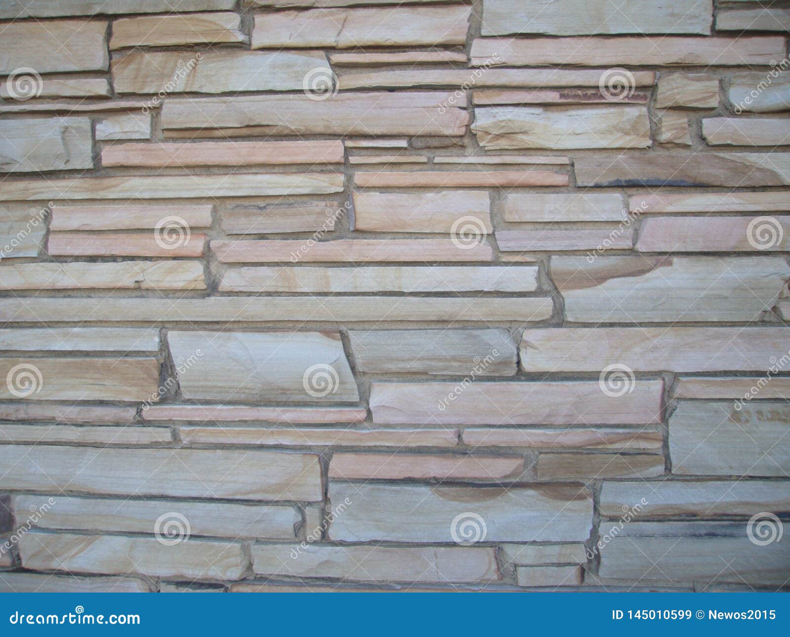 Blocky Stone Wall with Stones of Different Sizes 5 Stock Image - Image ...