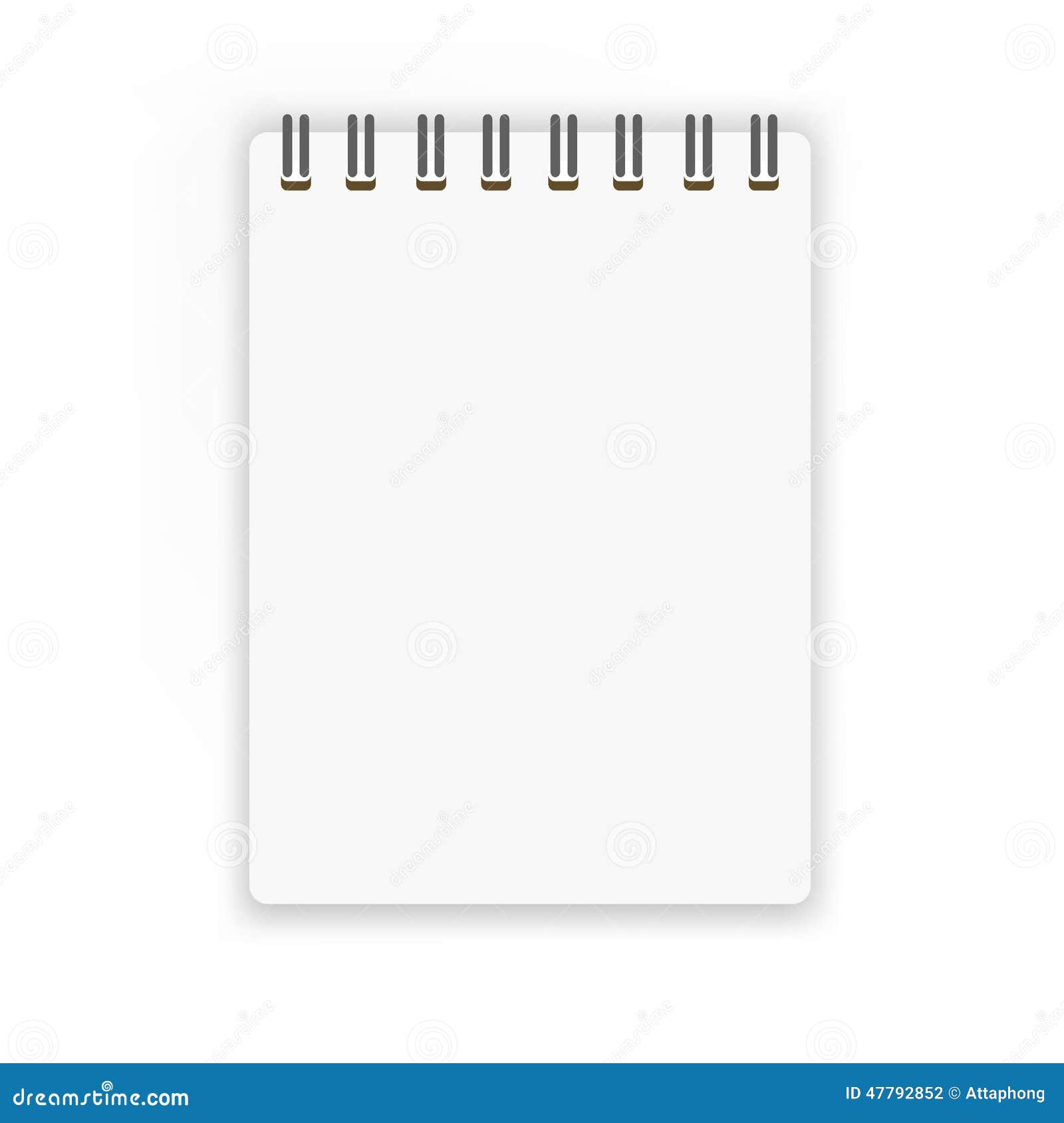 Blocnotevector vector illustratie. Illustration of ontruim - 47792852