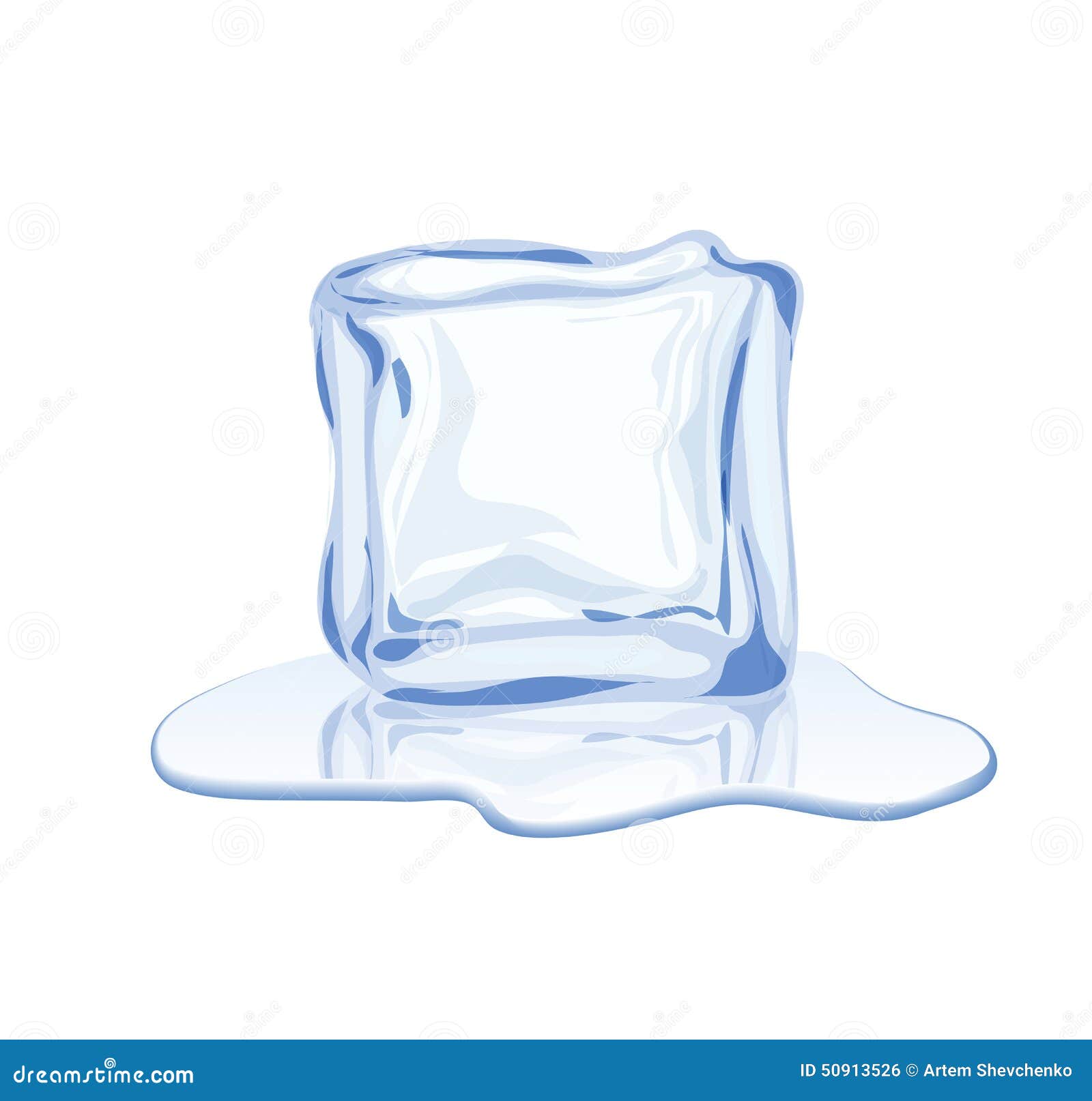 Bloco de gelo do vetor ilustração do vetor. Ilustração de frescor ...