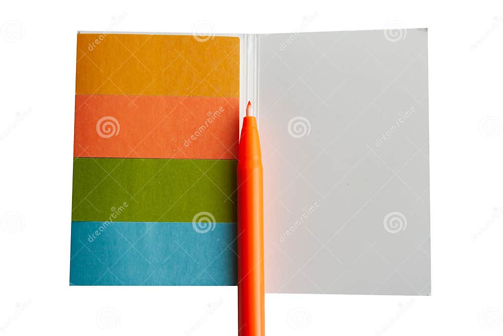 Bloco de notas colorido imagem de stock. Imagem de grande - 17297507