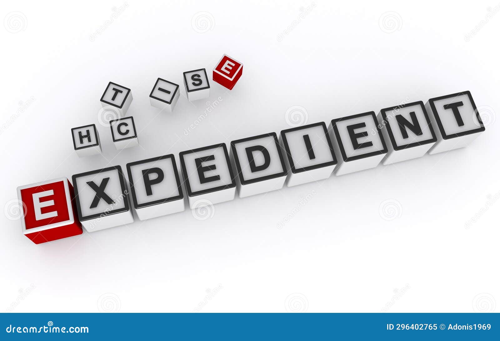 Bloco De Palavras Conveniente Em Branco Ilustração Stock - Ilustração ...