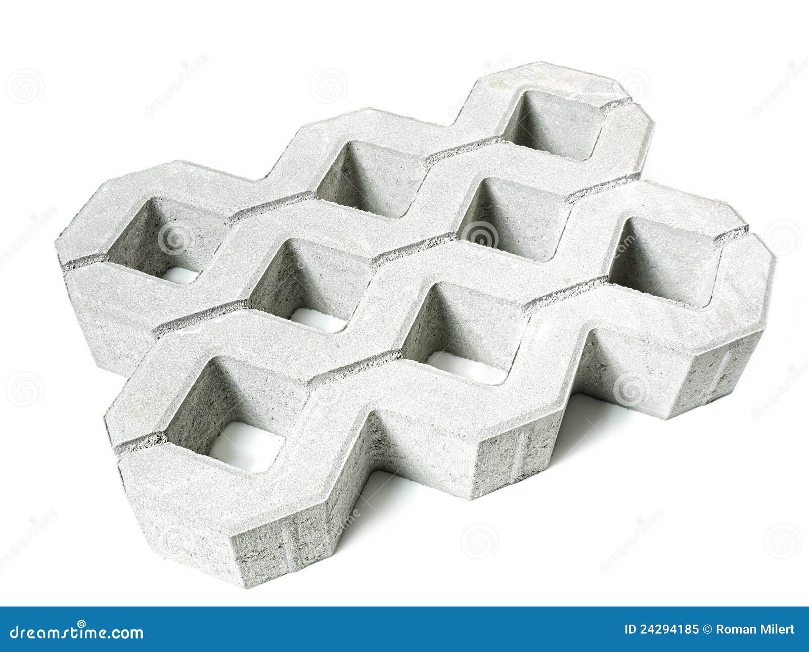 Bloco De Pavimento Concreto Imagem de Stock - Imagem de perfurado ...