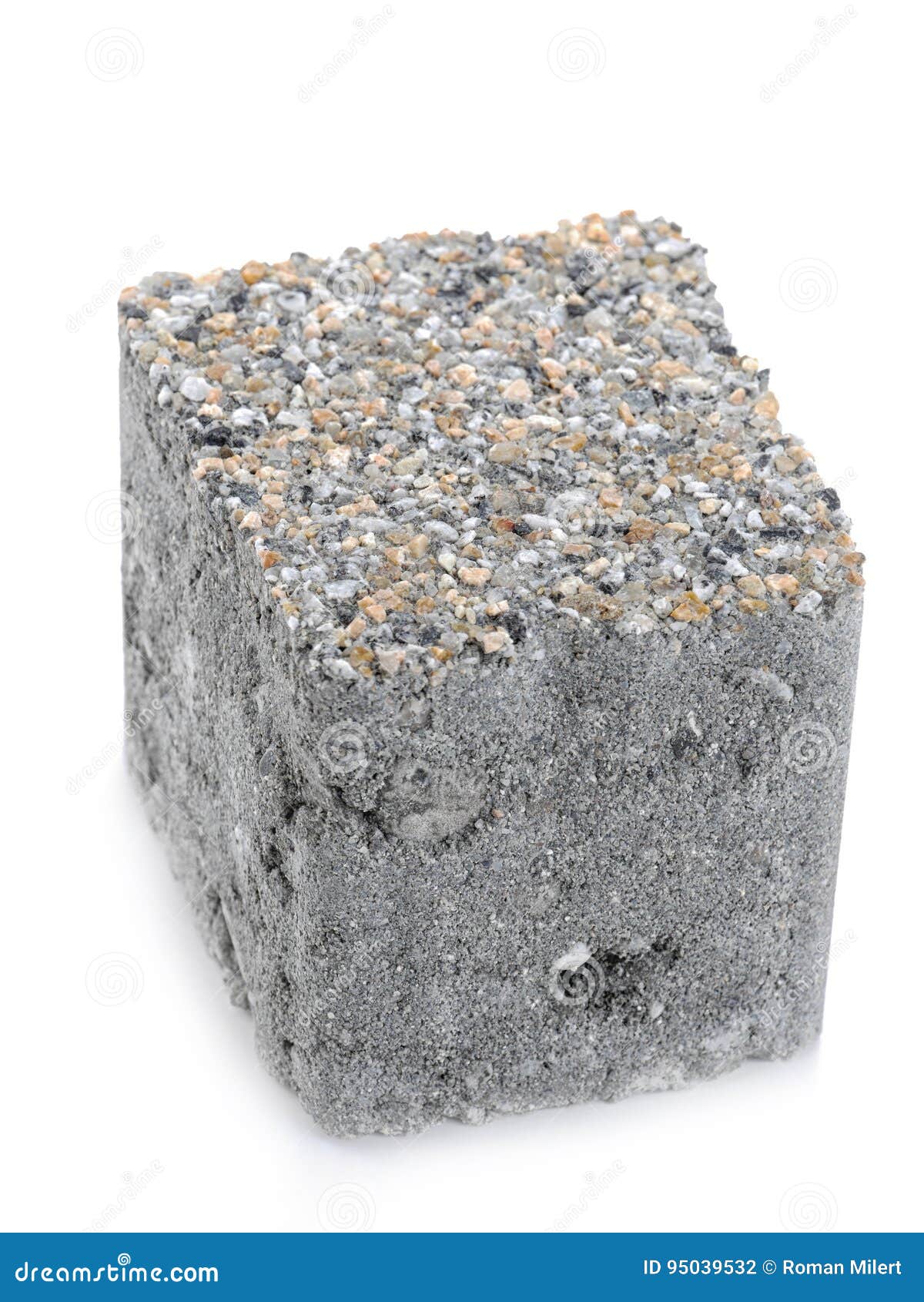 Bloco De Pavimento Concreto Foto de Stock - Imagem de material, branco ...