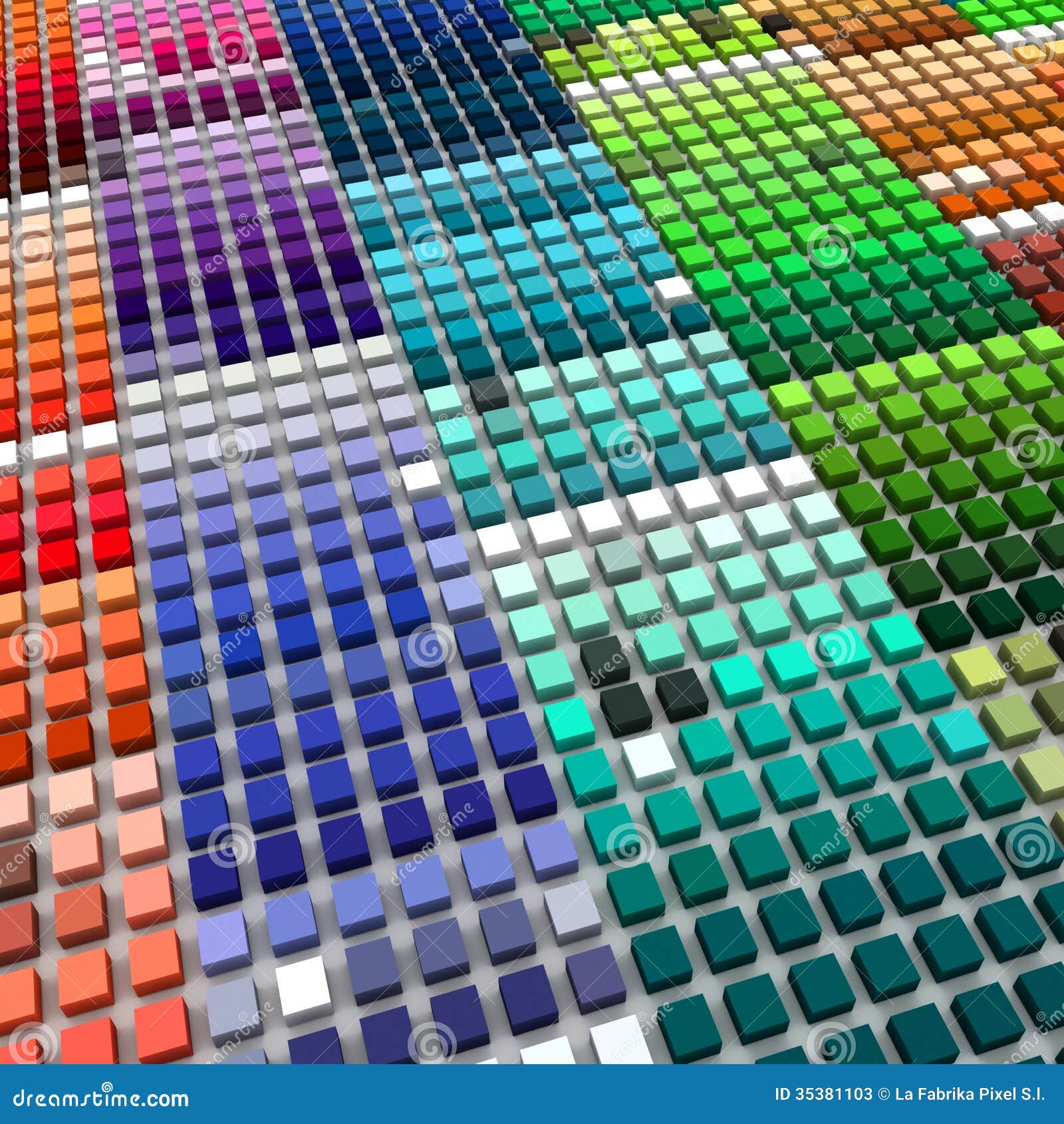 Blocos coloridos ilustração stock. Ilustração de vermelho - 35381103