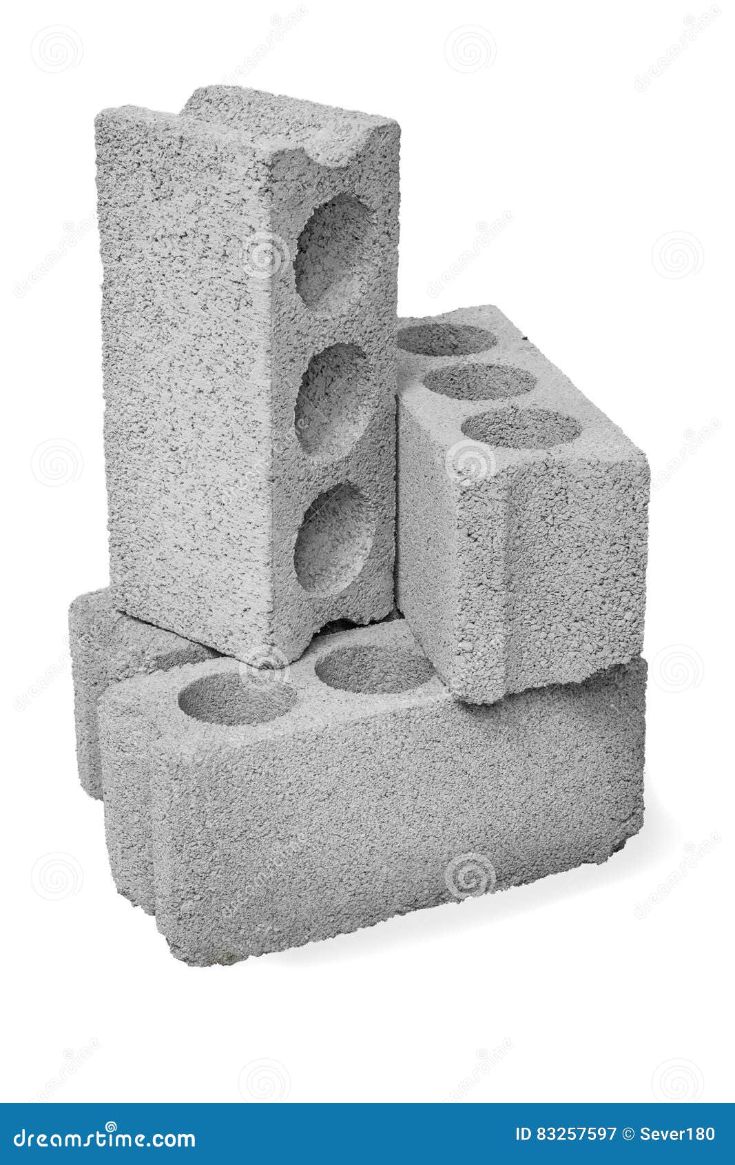 Blocos Concretos Da Cavidade Imagem de Stock - Imagem de parede ...