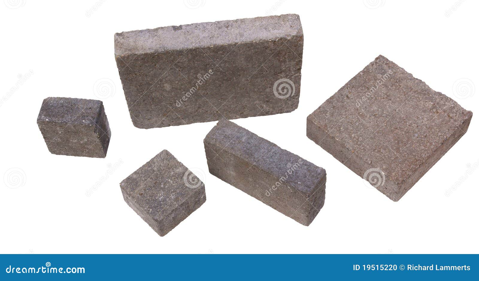 Blocos Concretos Da Construção Foto de Stock - Imagem de cubo, cinzento ...