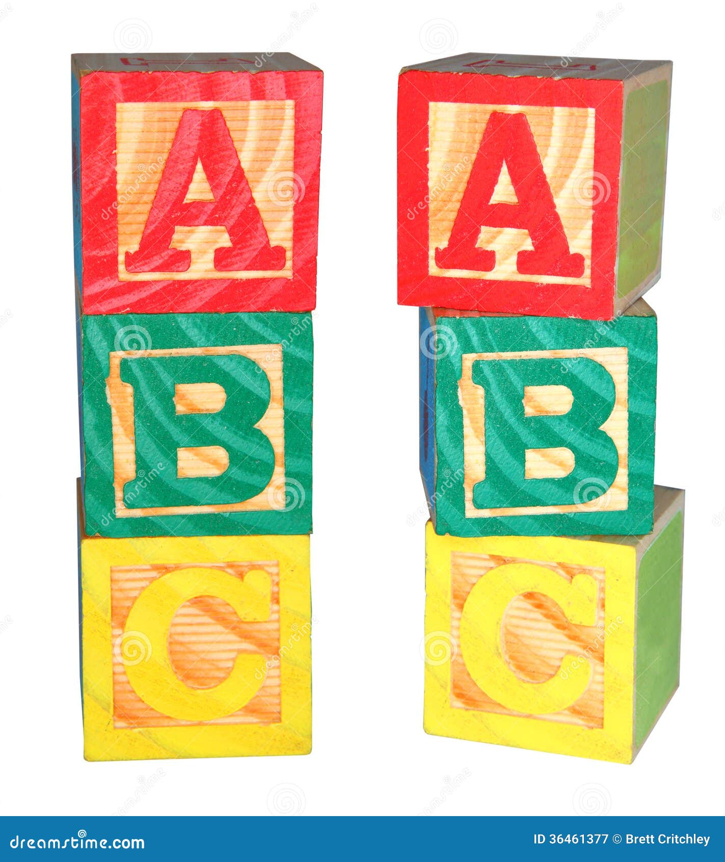 Blocos do alfabeto de ABC imagem de stock. Imagem de empilhado - 36461377