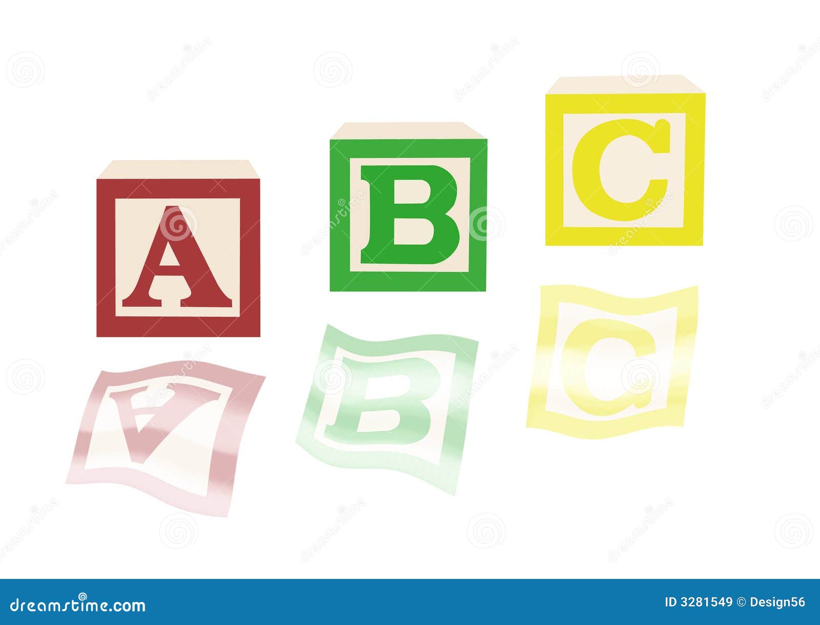 Blocs Et Images D'alphabet D'ABC Illustration Stock - Illustration du ...