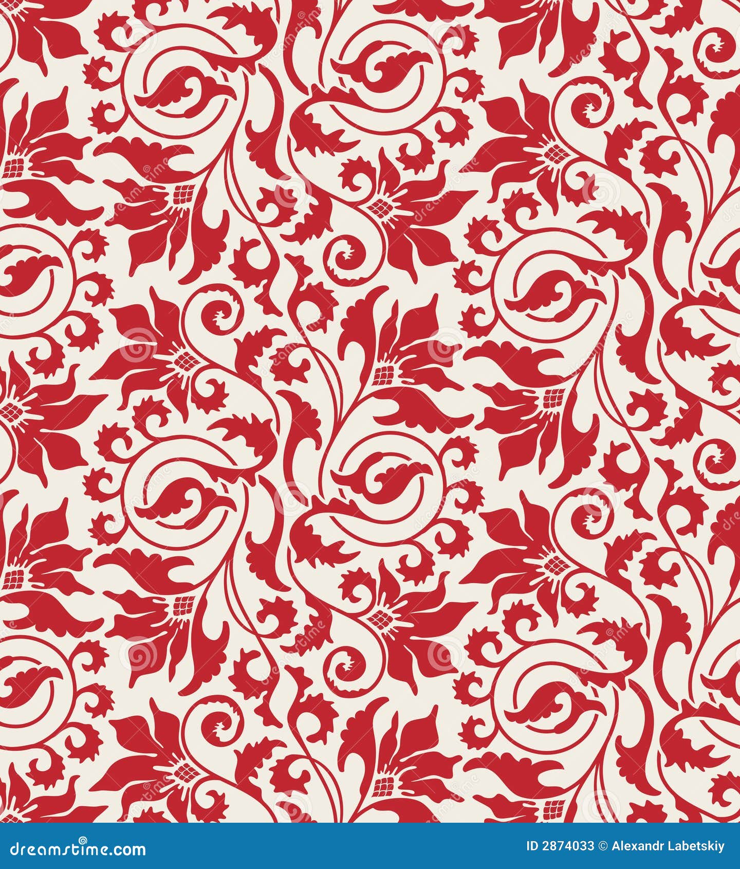 Bloemen behang vector illustratie. Illustration of decoratief - 2874033