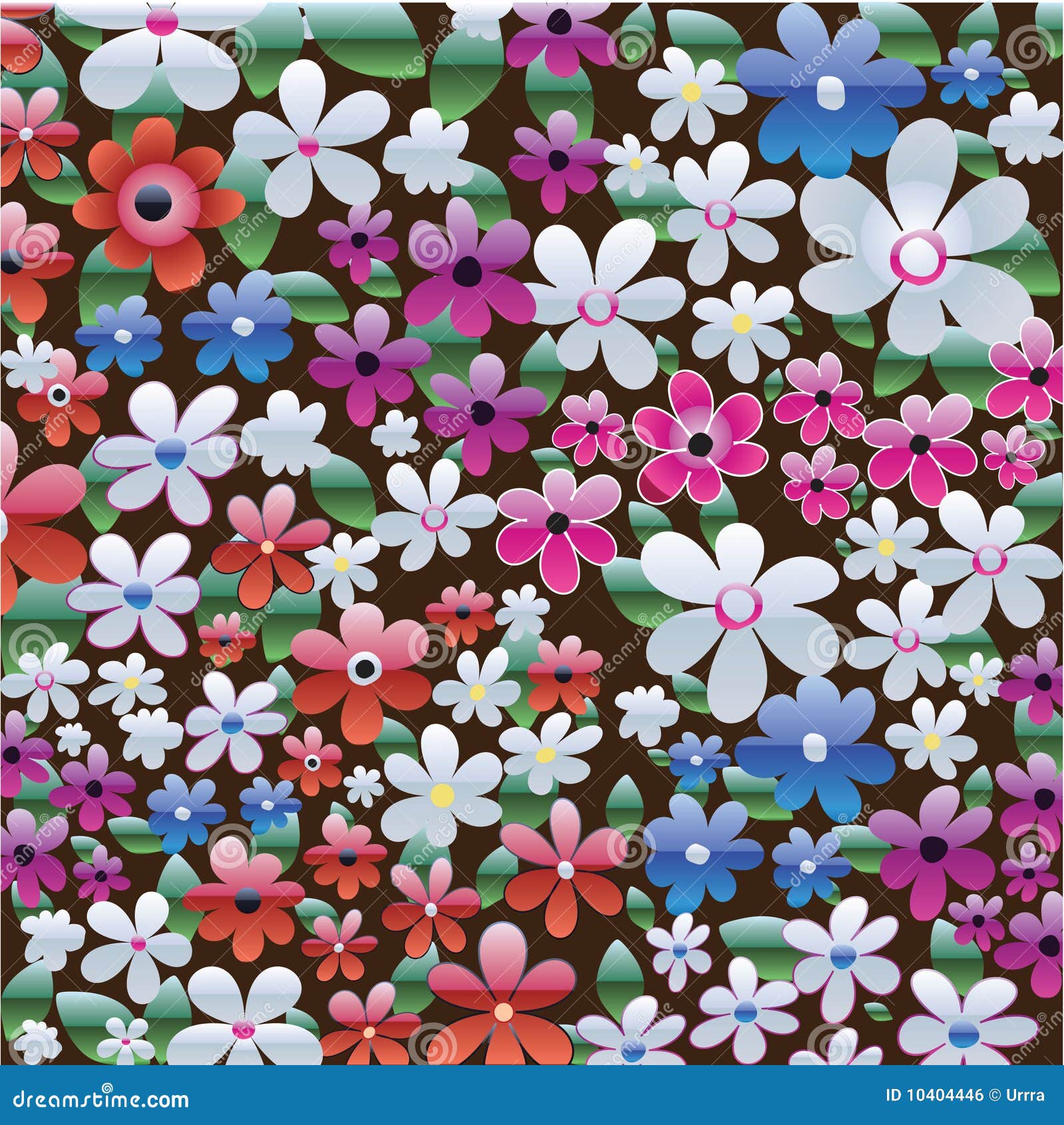 Bloemen patroon vector illustratie. Illustration of bloemen - 10404446