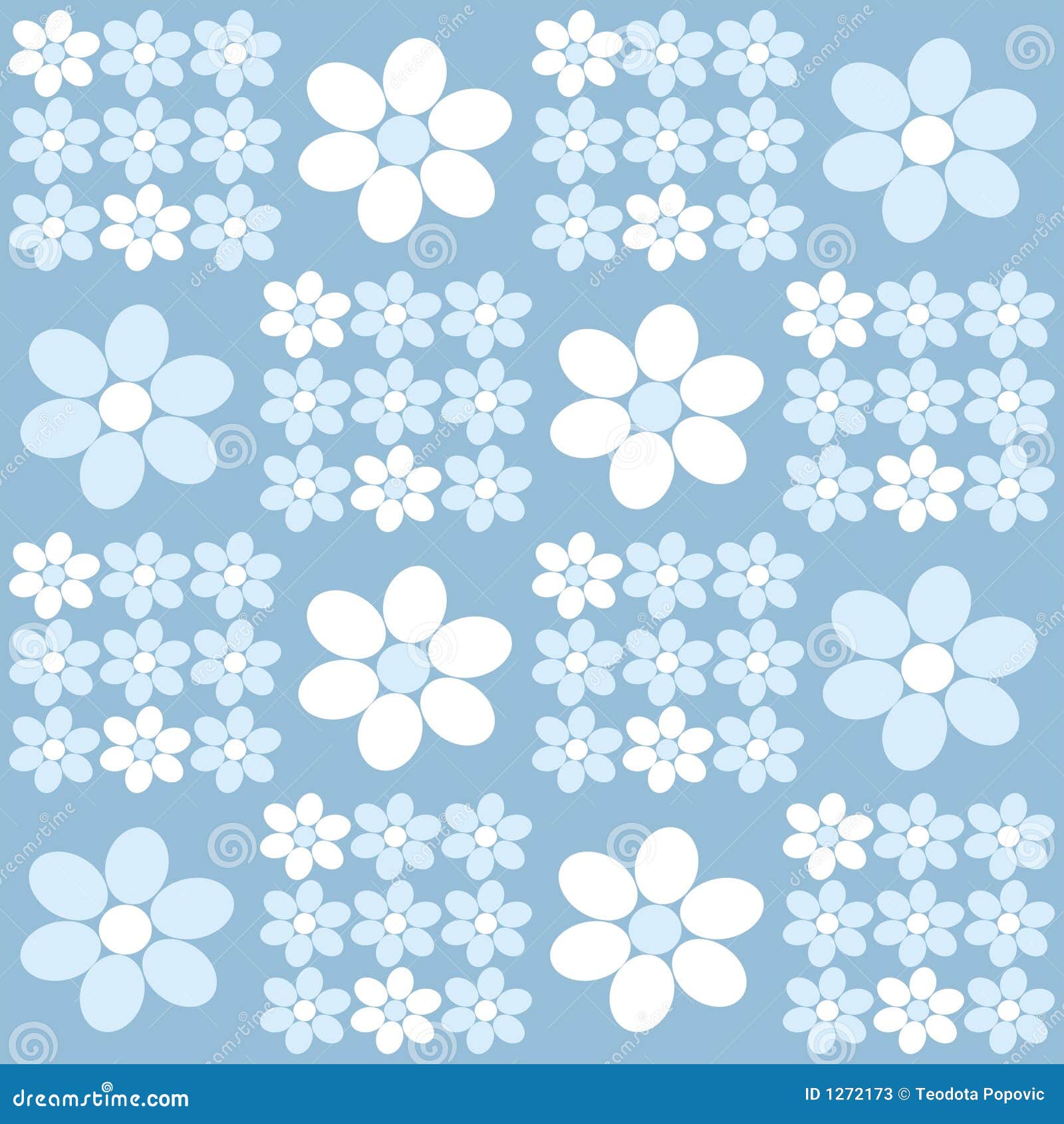 Bloemen patroon stock illustratie. Illustration of bloesem - 1272173