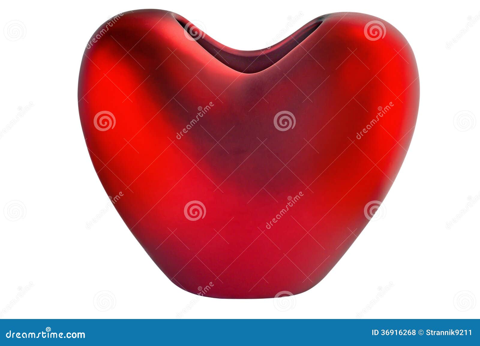 Bloemvaas in De Vorm Van Hart. Stock Foto - Image of mooi, vaas: 36916268
