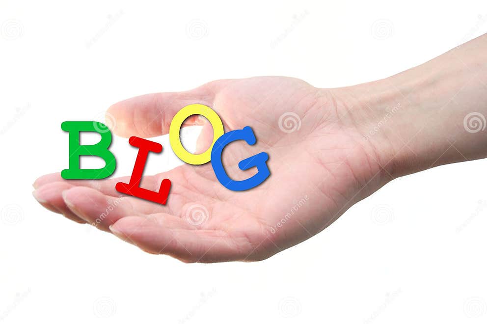 BLOG stock image. Image of technology, blogger, isolated - 13986169