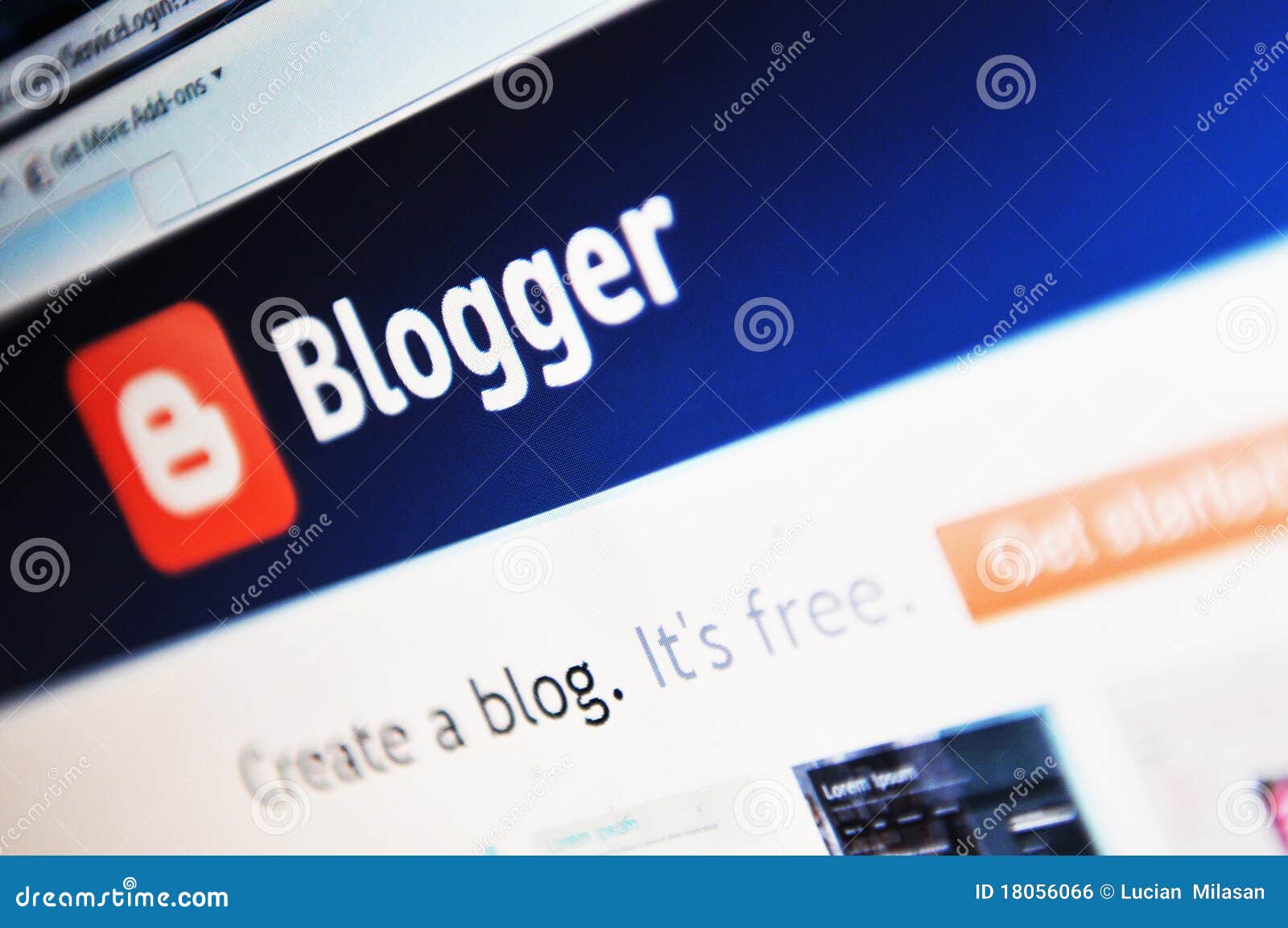 Blog editorial photo. Image of logo, maintain, information - 18056066