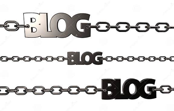 Blog chains stock illustration. Illustration of community - 27825302